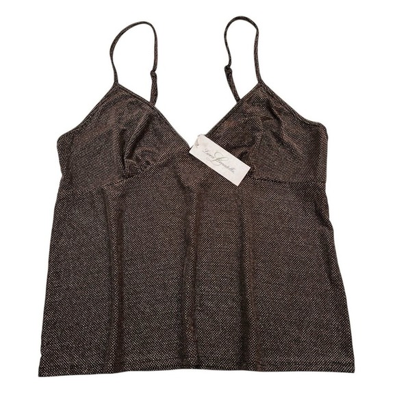 Linea Donatella | Tops | Linea Donatella Tank Top Copper Metallic ...